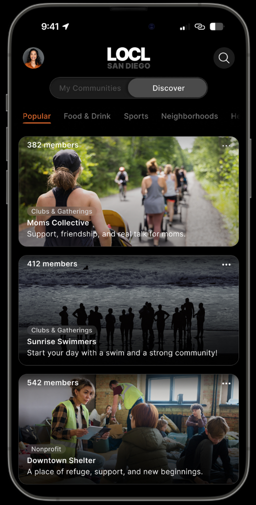LOCL - Your Local Community Network